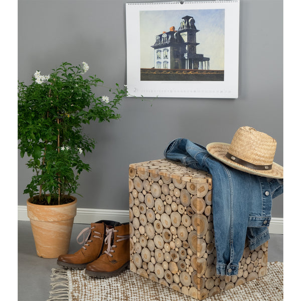 BAUMSTAMM HOCKER "TARO" | Unikat aus Baumstämmen - DESIGN DELIGHTS